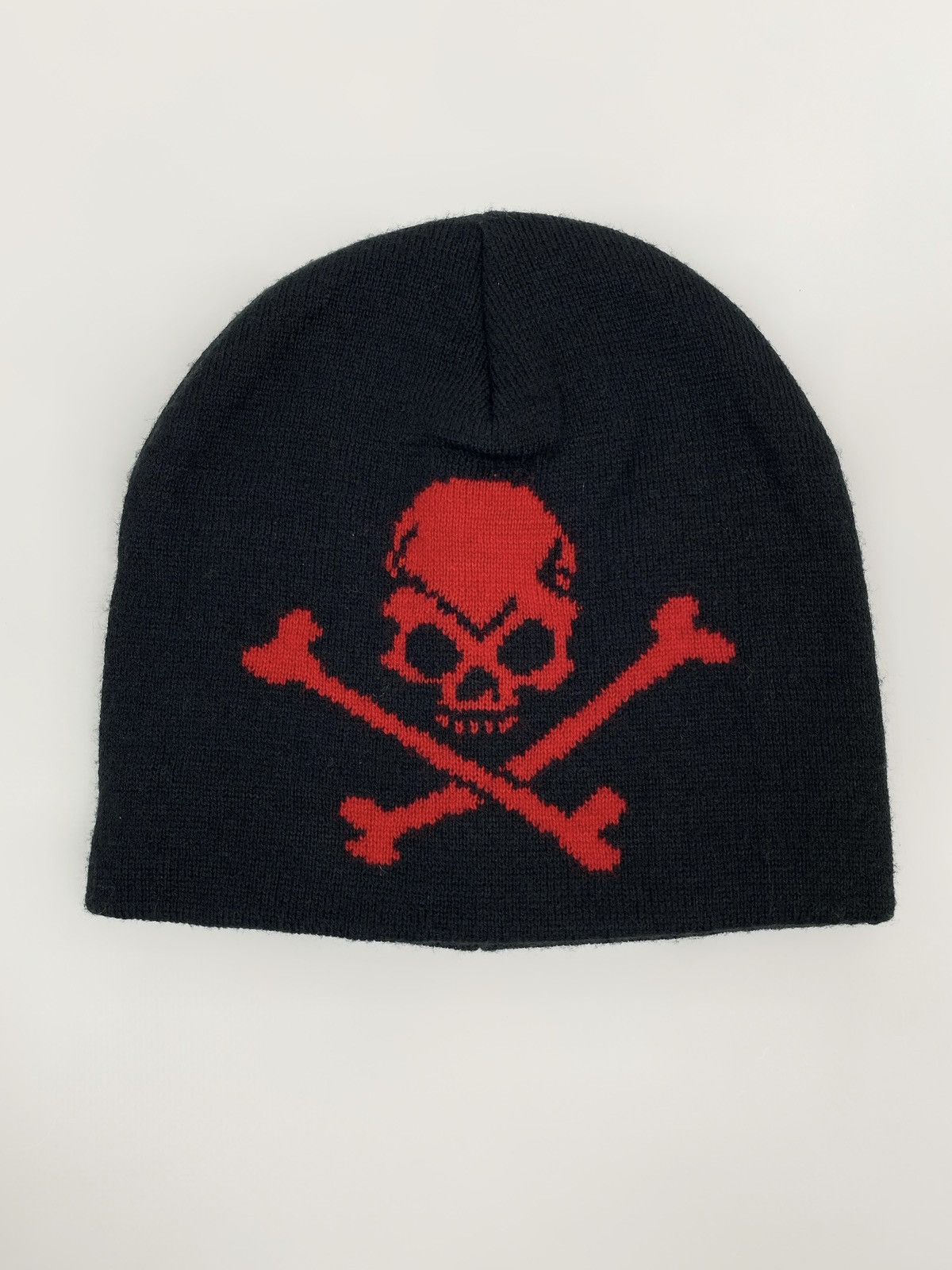 Skulls Y2K Vintage Roger Skull Logo Beanie Hat | Grailed