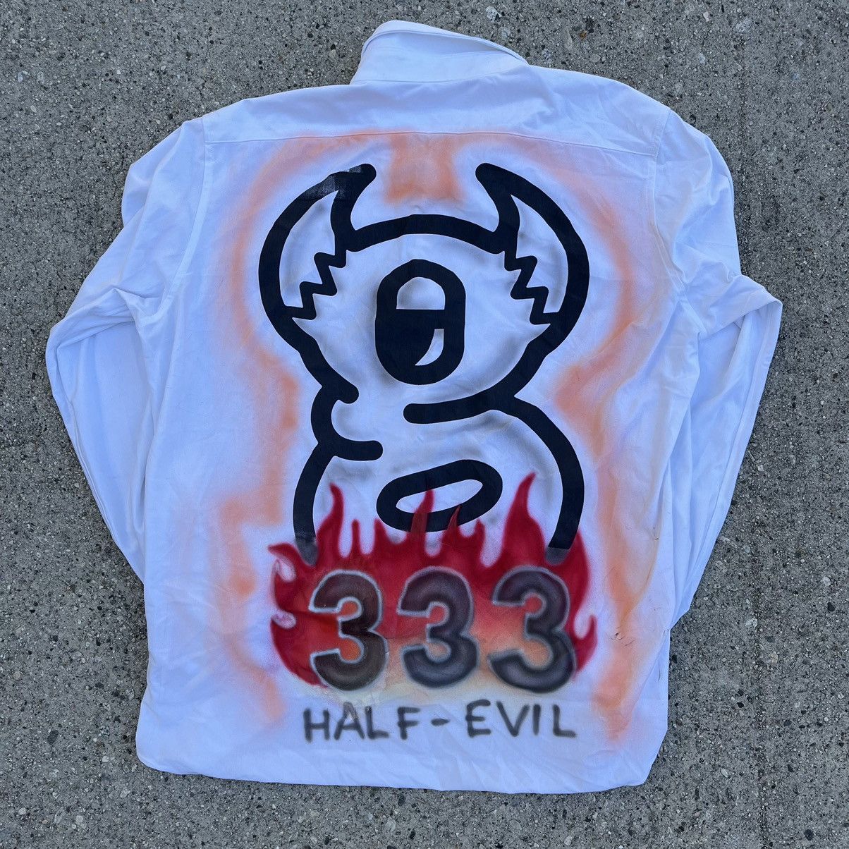 Half Evil × Streetwear Rare Half Evil 333 Colby Goon Artist 1/1 Button ...