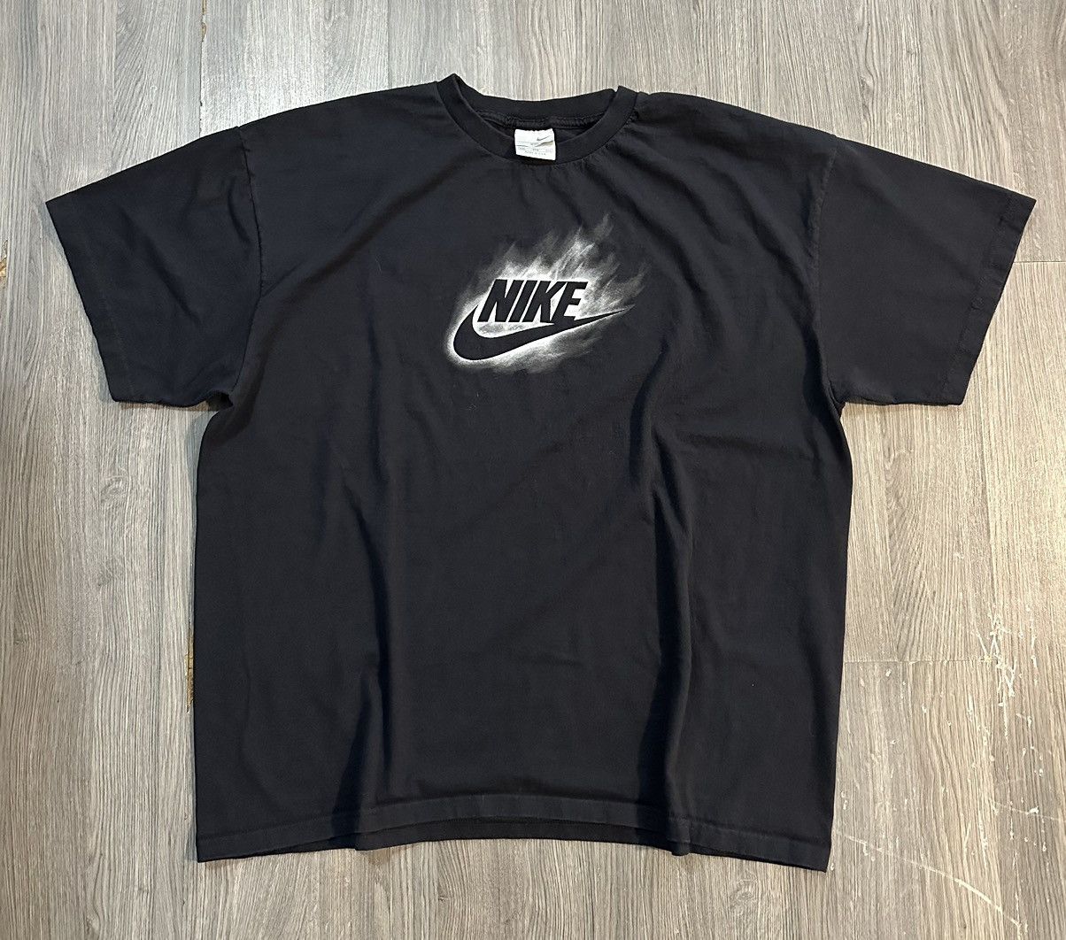 Nike Vintage Nike Flame “Go Like Hell” Front and Back Flame Shirt | Grailed