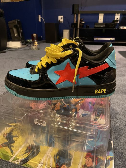 Bape Bape x Marvel Black Widow Bapesta | Grailed
