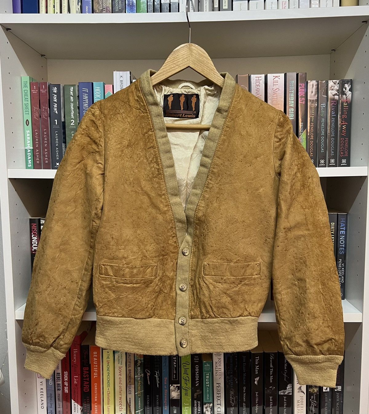 Leather × Leather Jacket × Rober Lewis Robert Lewis Suede Leather ...