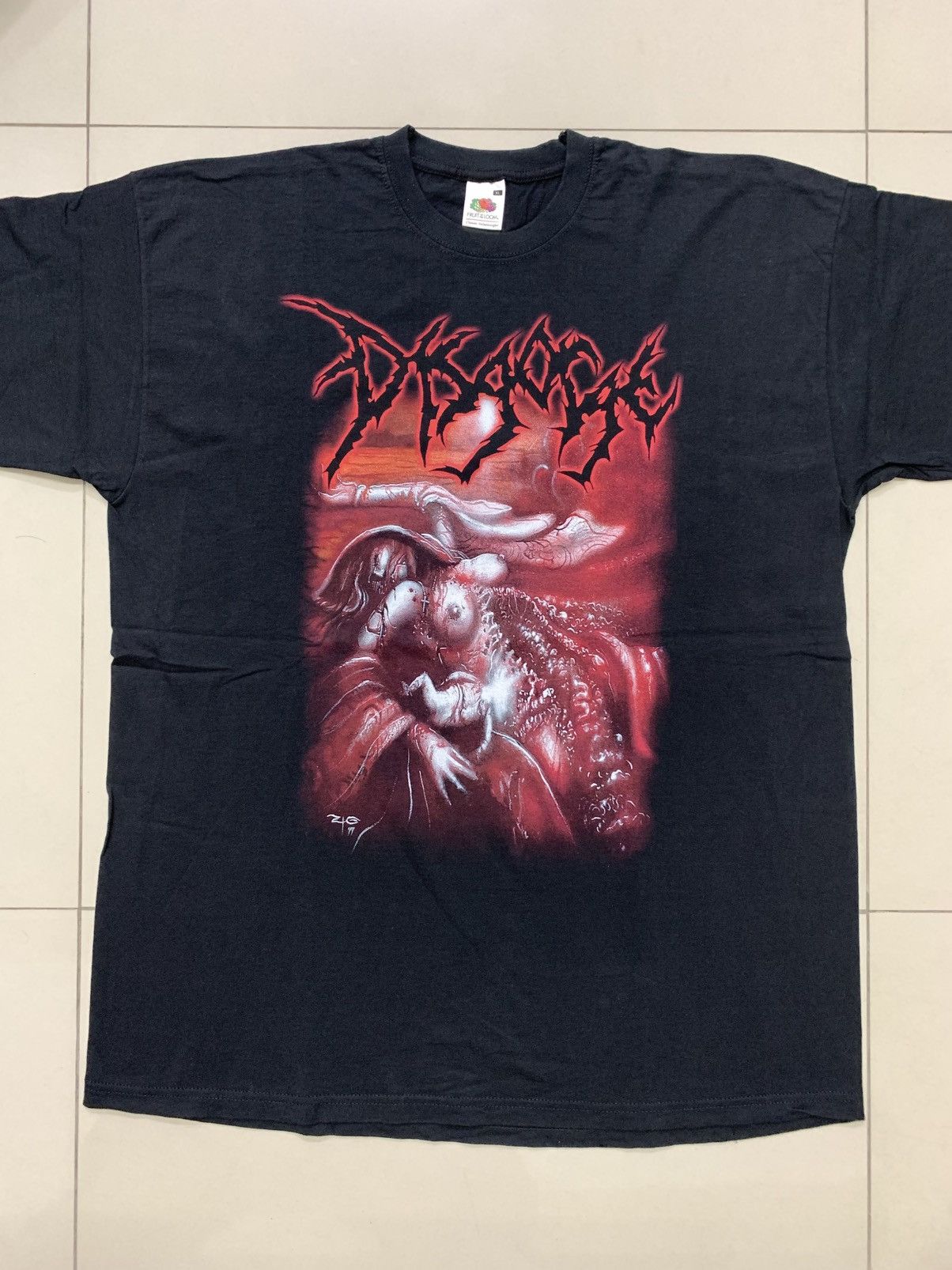 Band Tees Vintage Disgorge She Lay Gutted brutal death metal | Grailed