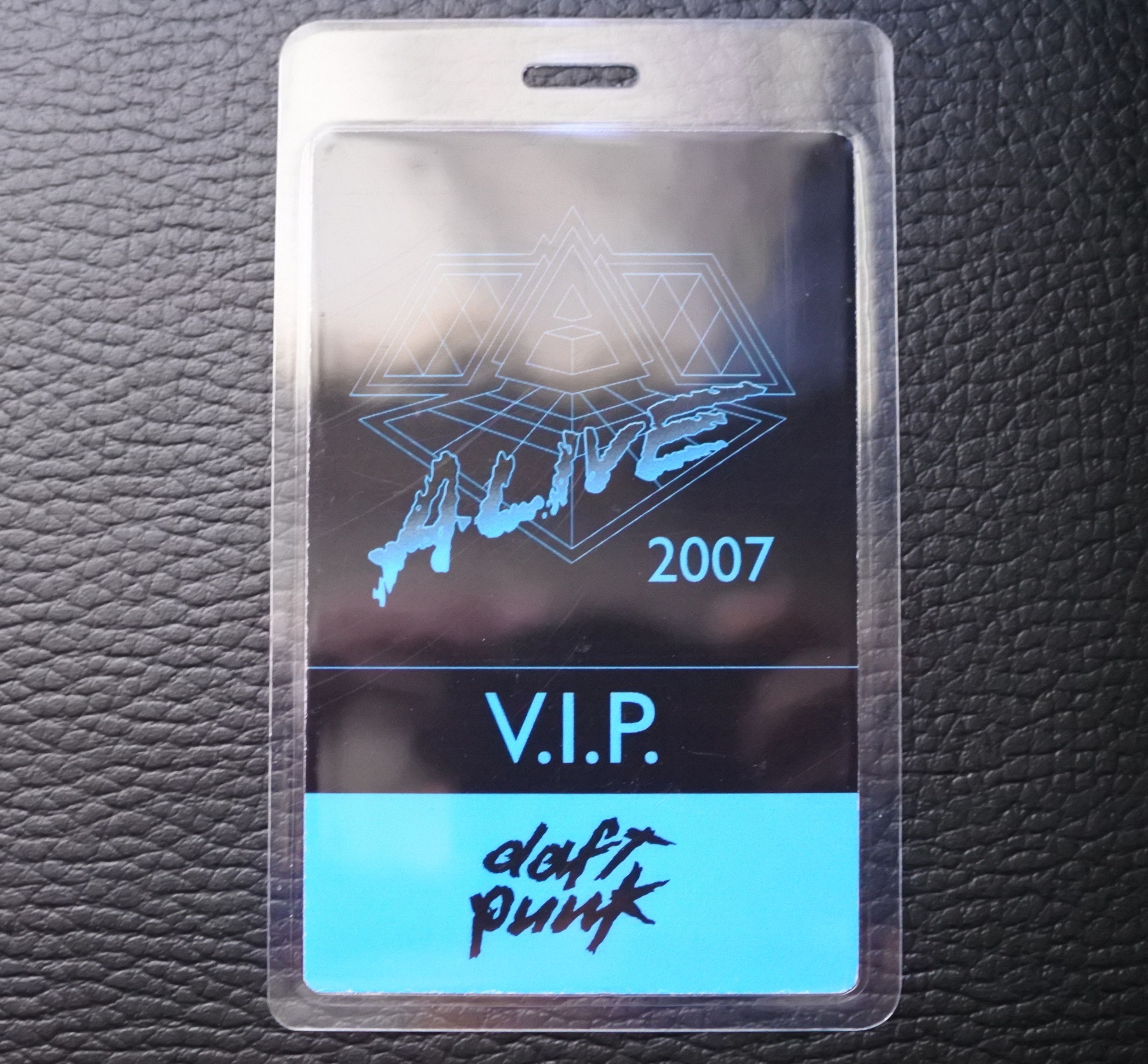 Band Tees Rare Daft Punk Alive 2007 Backstage VIP Pass | Grailed