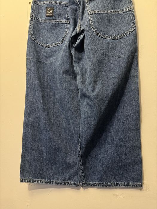 Vintage VINTAGE RIVETED BY LEE BAGGY WIDE PIPE LEG DENIM WORK JEANS ...