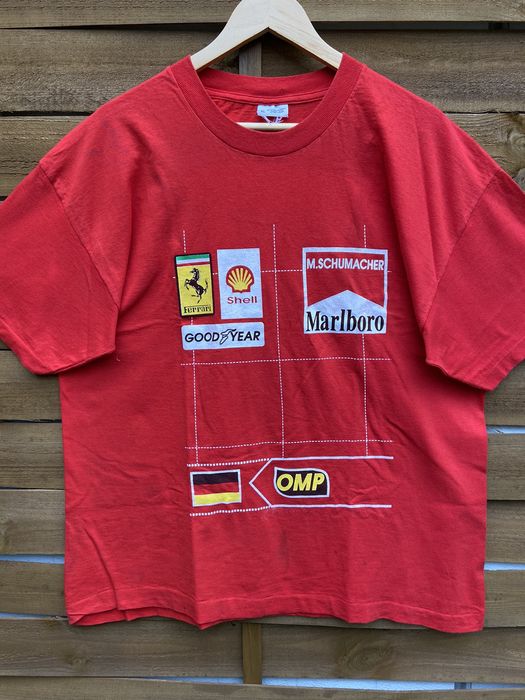 Vintage Vintage Ferrari Schumacher formula racing tshirt 90s | Grailed