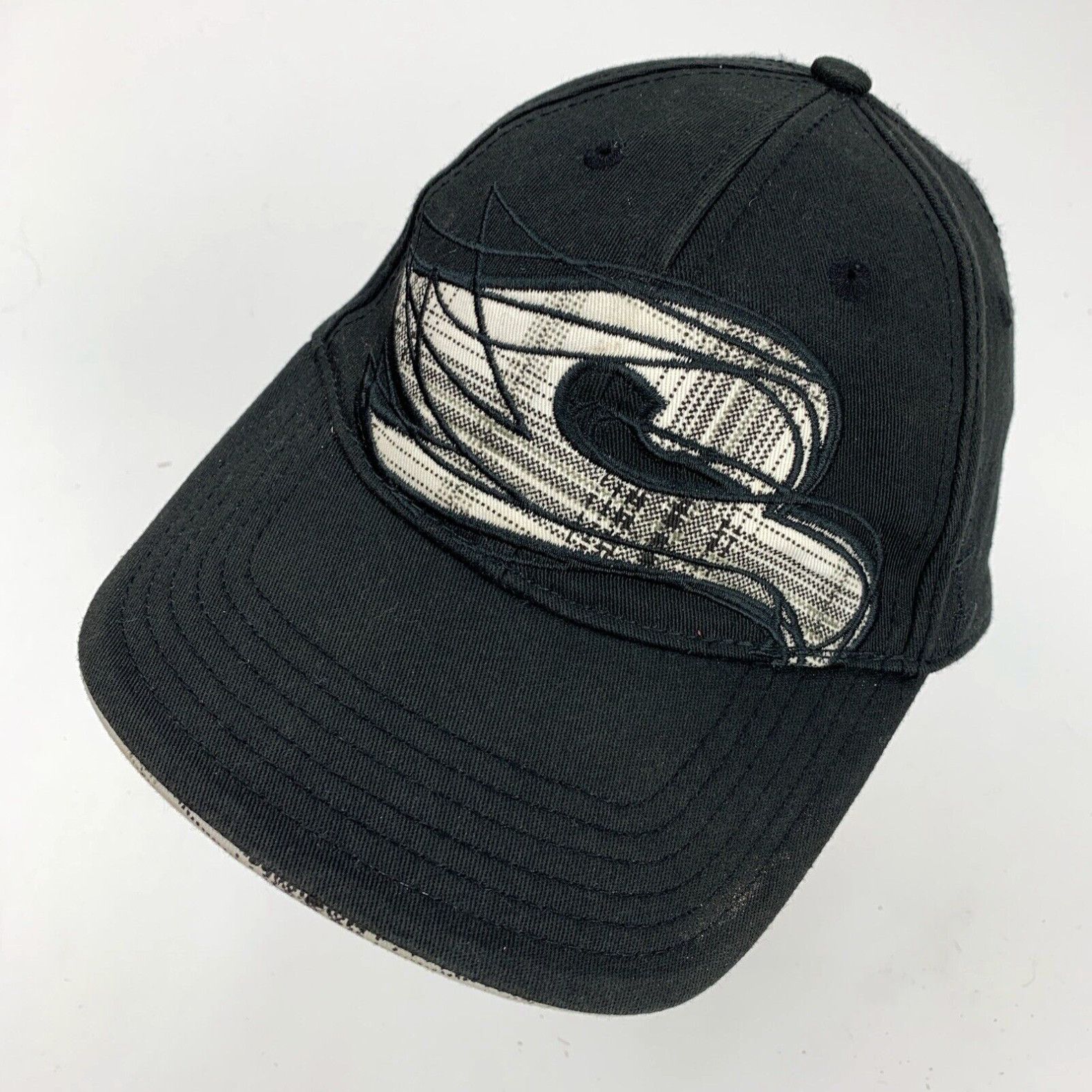 Bally Tony Hawk Black White Youth Ball Cap Hat Fitted One Size Baseball ...