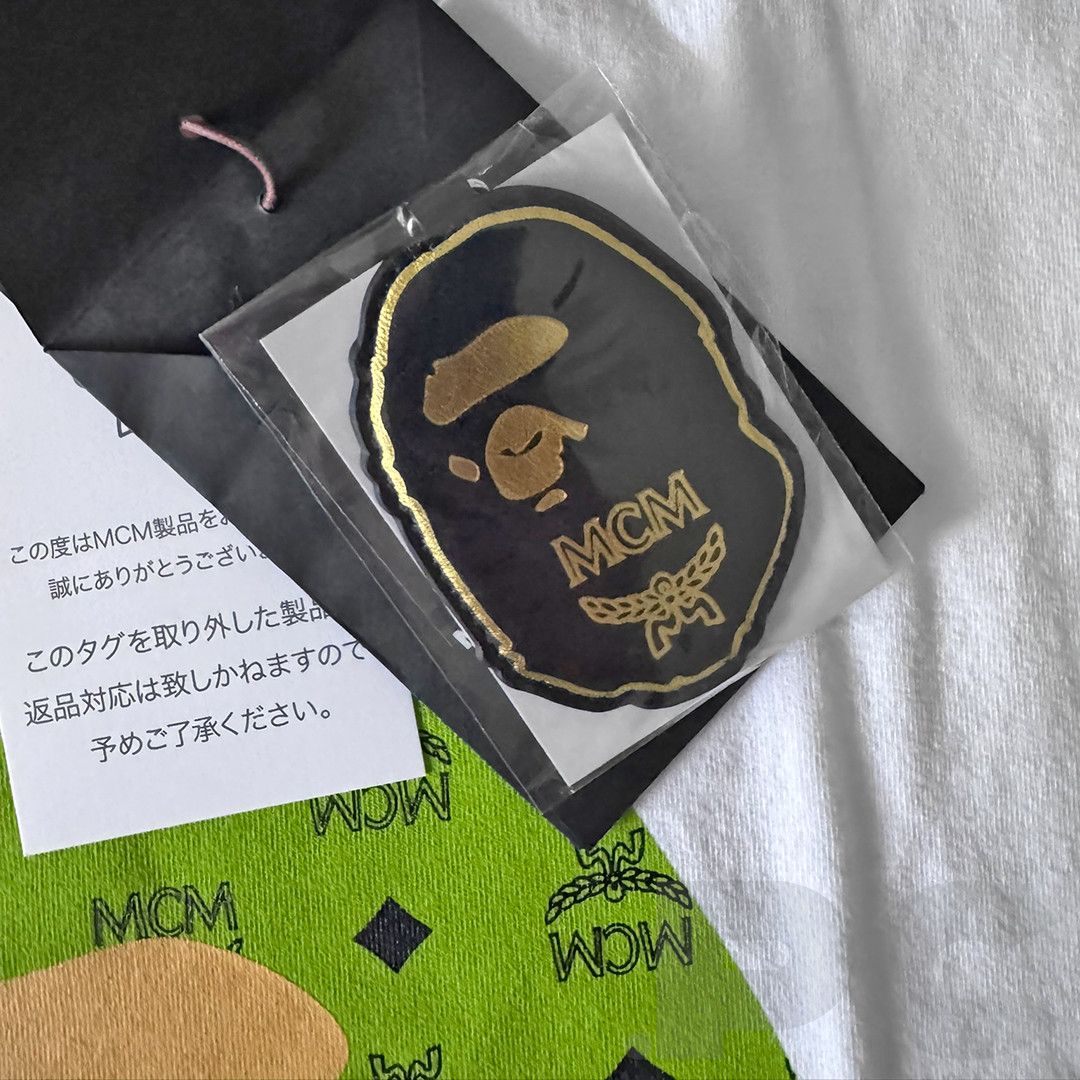 Bape × MCM BAPE x MCM "BY BATHING" TEE ape head camo wgm | Grailed