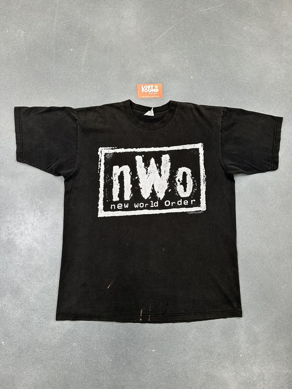 Vintage 1998 Vintage NWO New World Order Wrestling Logo Tee | Grailed