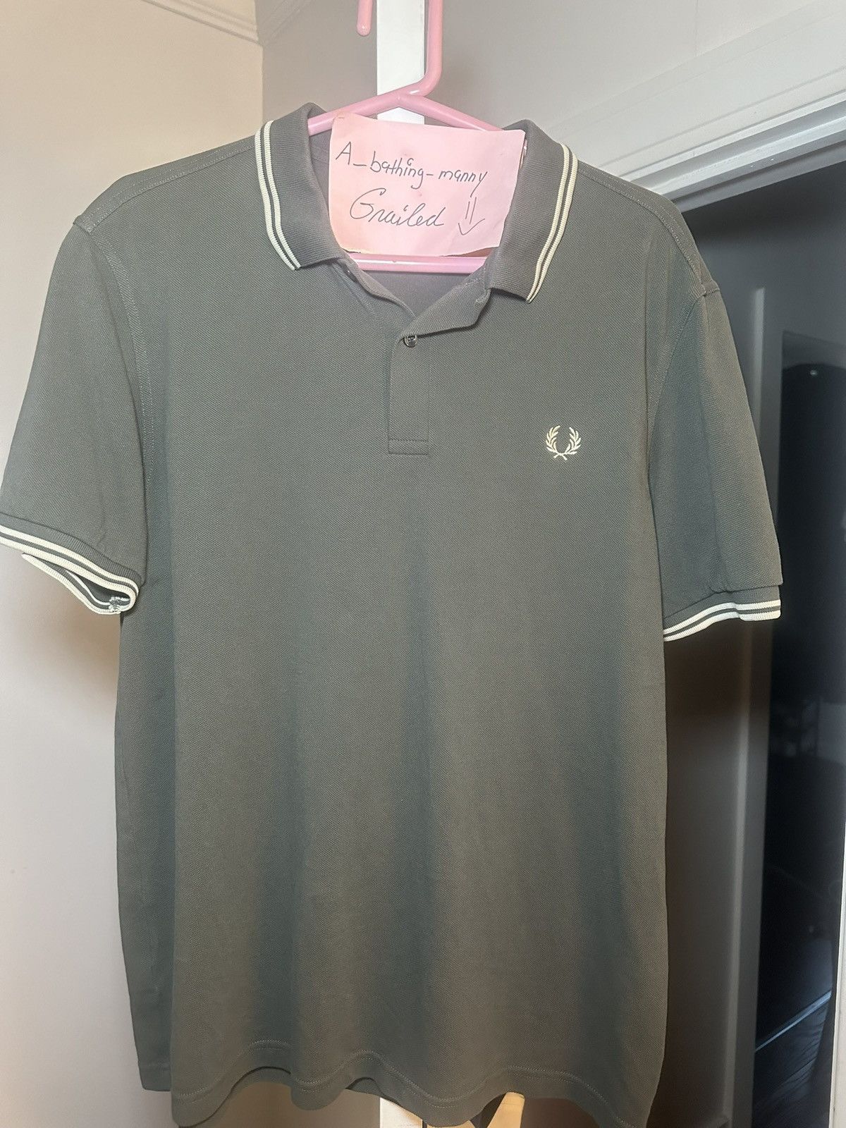 Fred Perry Fred Perry Grey Polo ( XL) | Grailed