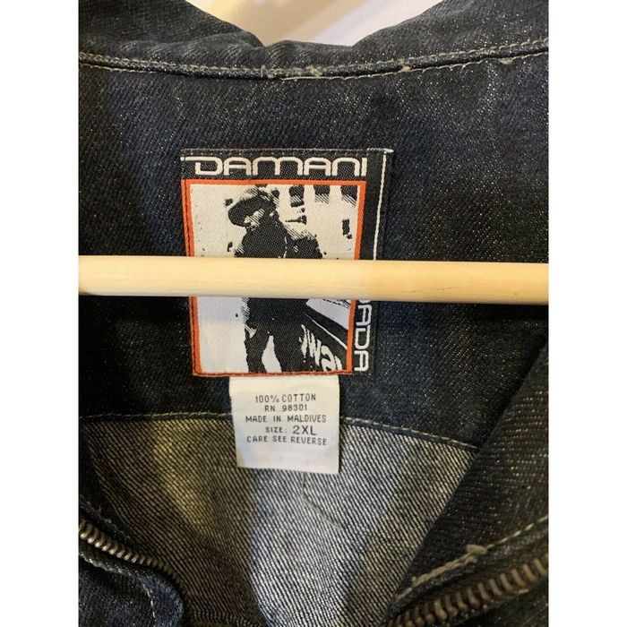 Damani Dada Vtg Damani DaDa Denim Jean Jacket Men’s Sz 2XL Full Zip ...