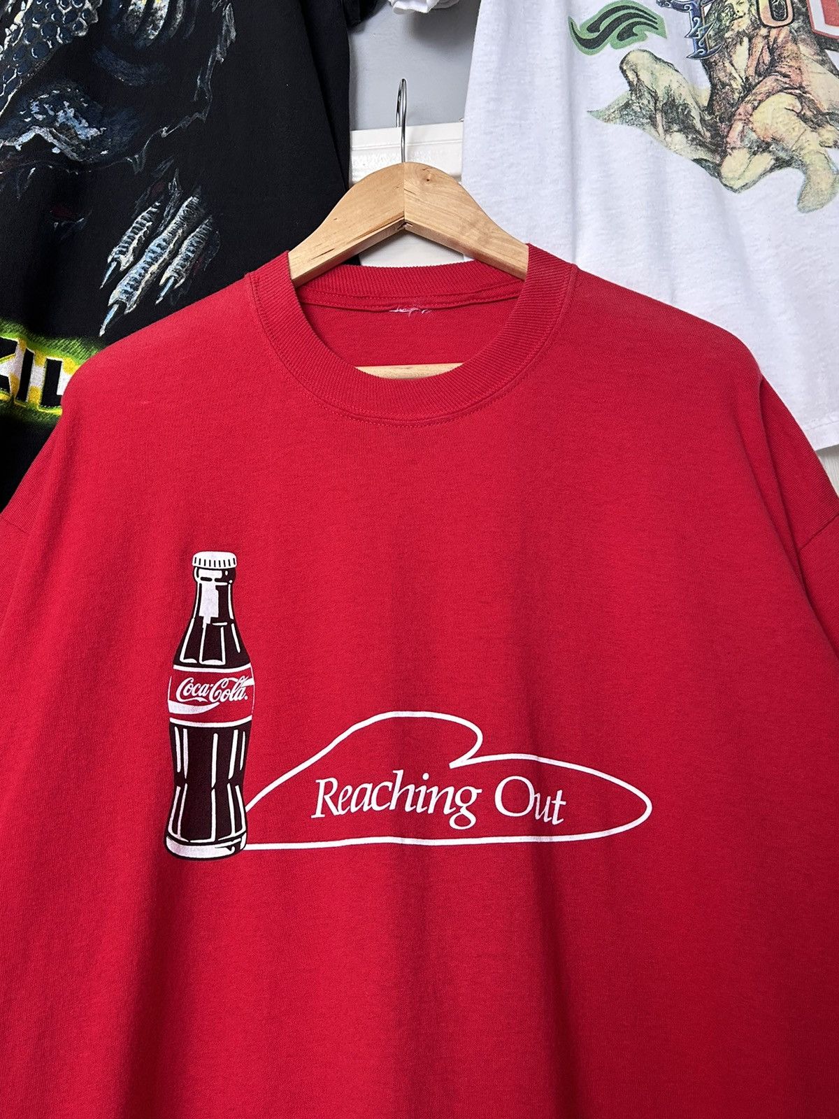 Vintage Vintage 90s Coca Cola / Coke “Reaching Out” Tee Shirt | Grailed