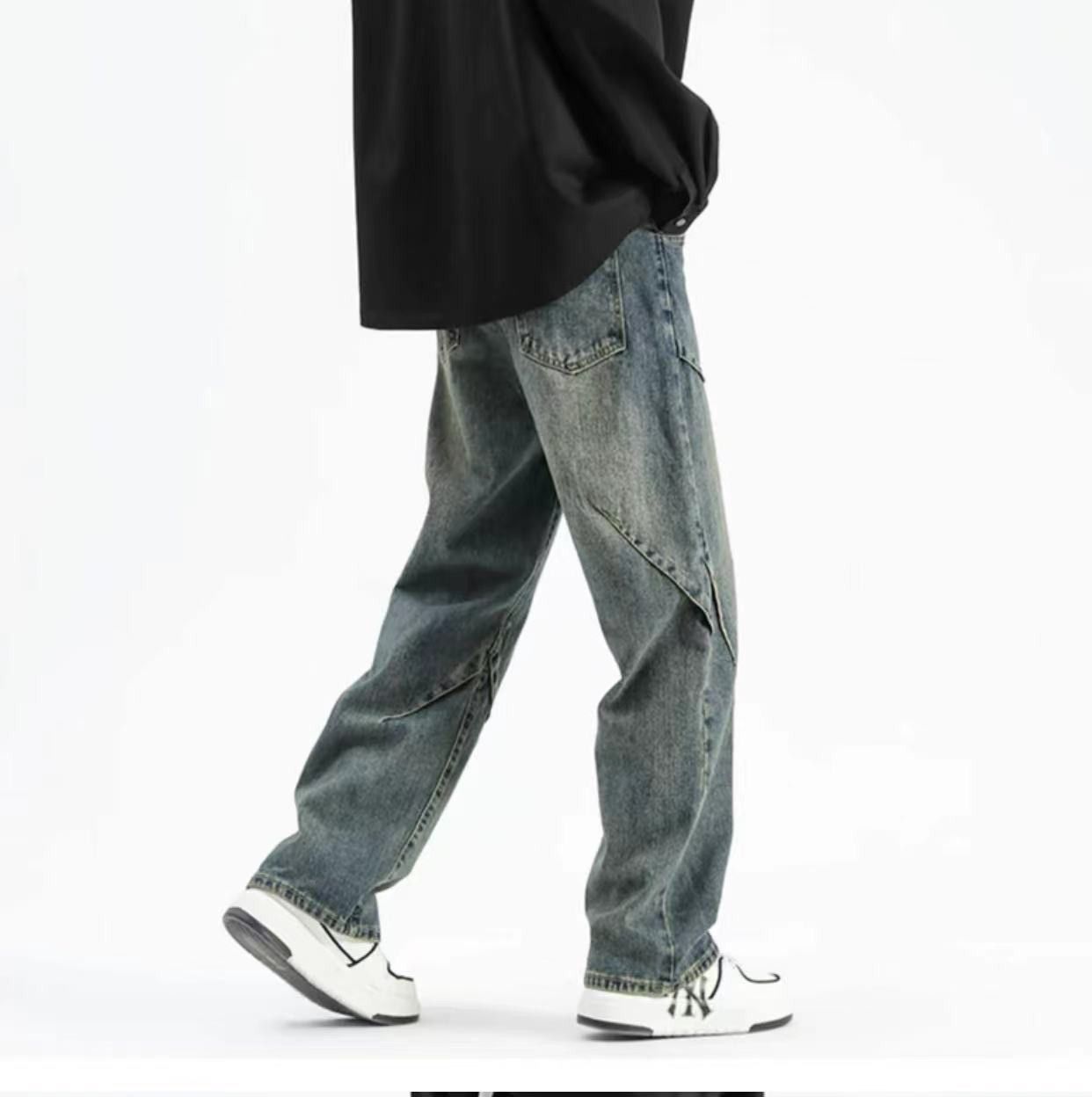 Vintage High Street Deconstructed Jeans | Grailed