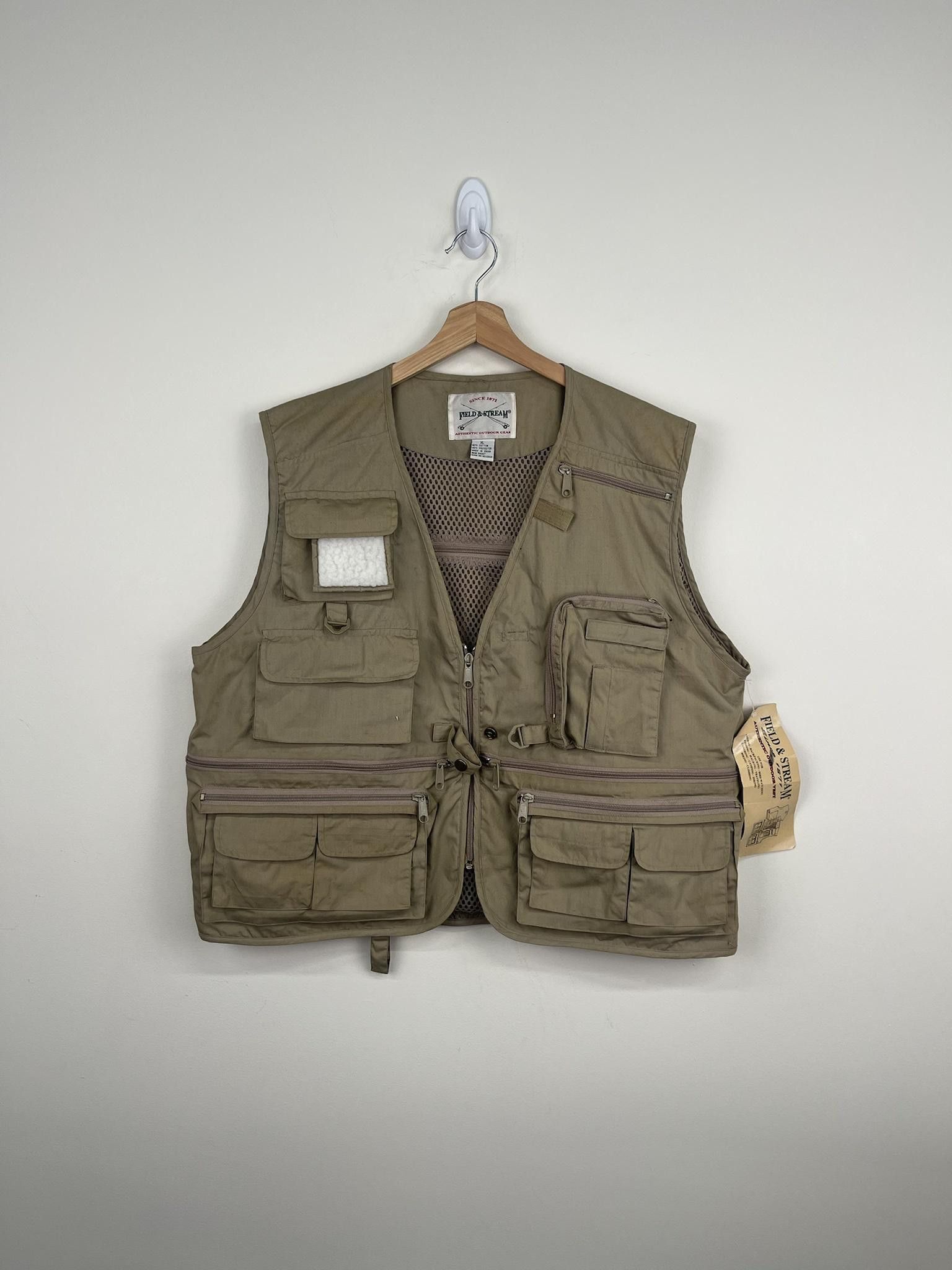 Streetwear × Vintage Vintage NWT Field and Stream Fishing Vest | Grailed