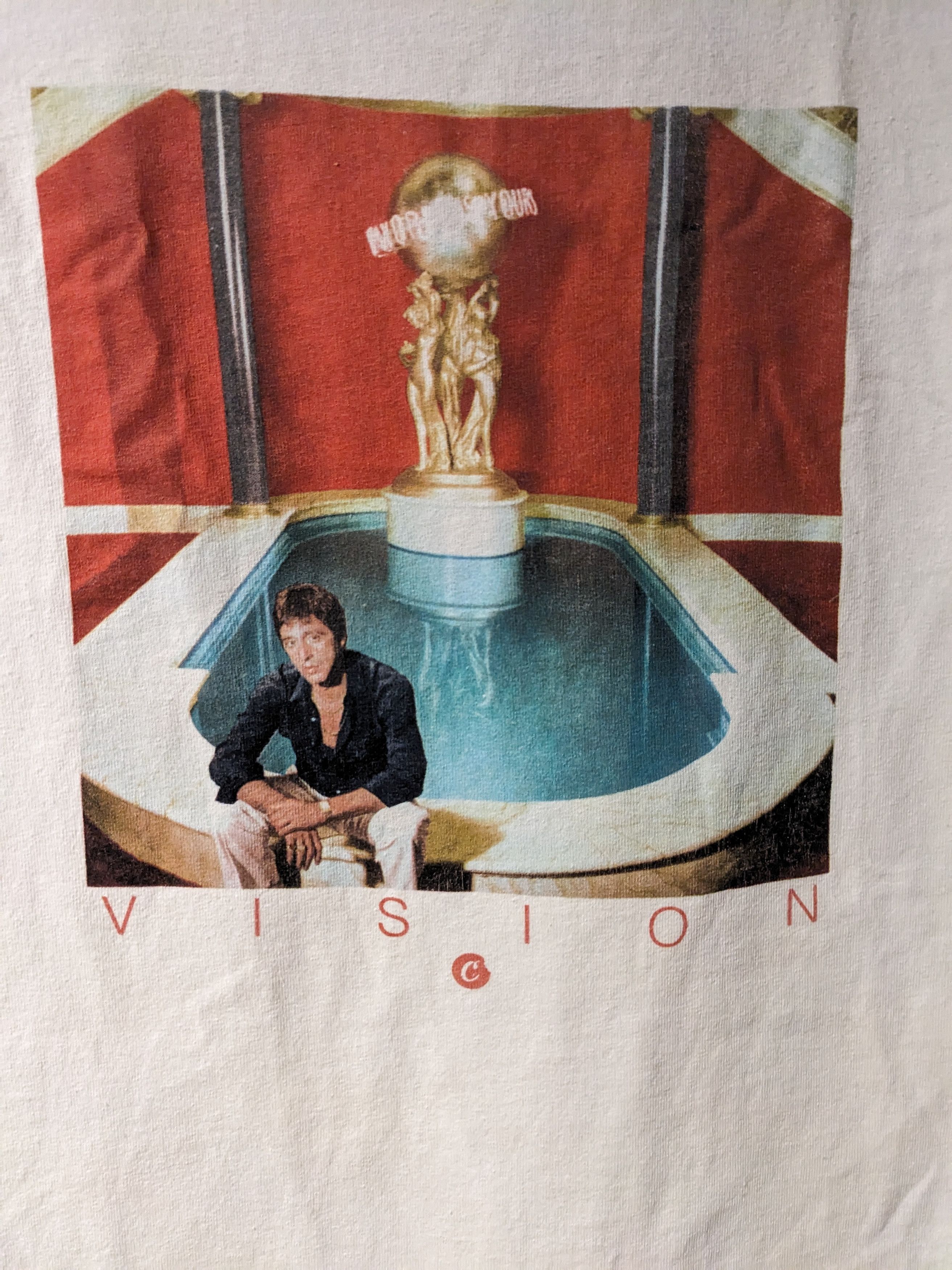 Movie Cookies x Scarface Vision Movie White Large T-Shirt | Grailed