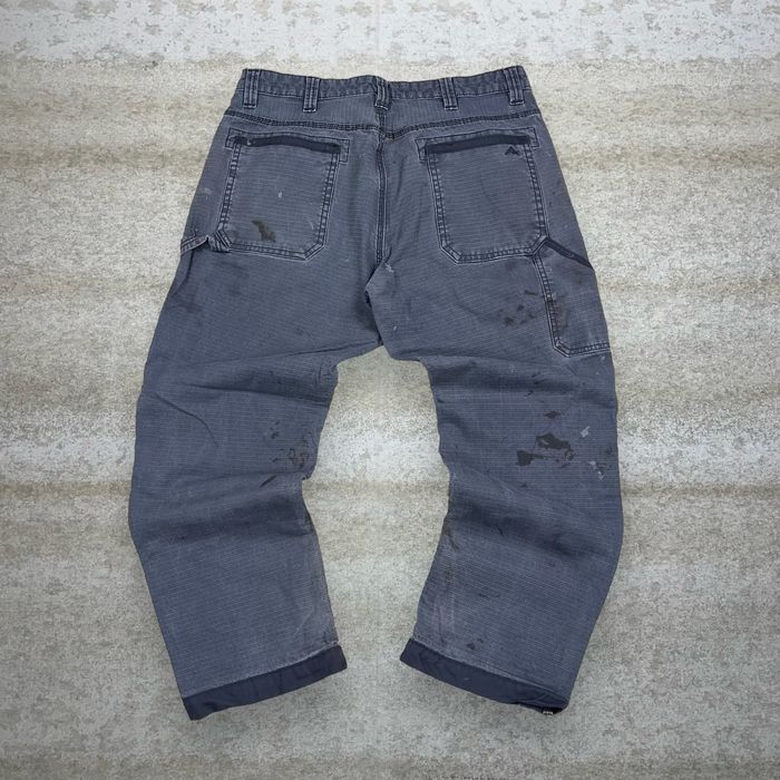 Vintage Thrashed Ridge Cut Double Knees Carpenter Pants Iron Grey | Grailed