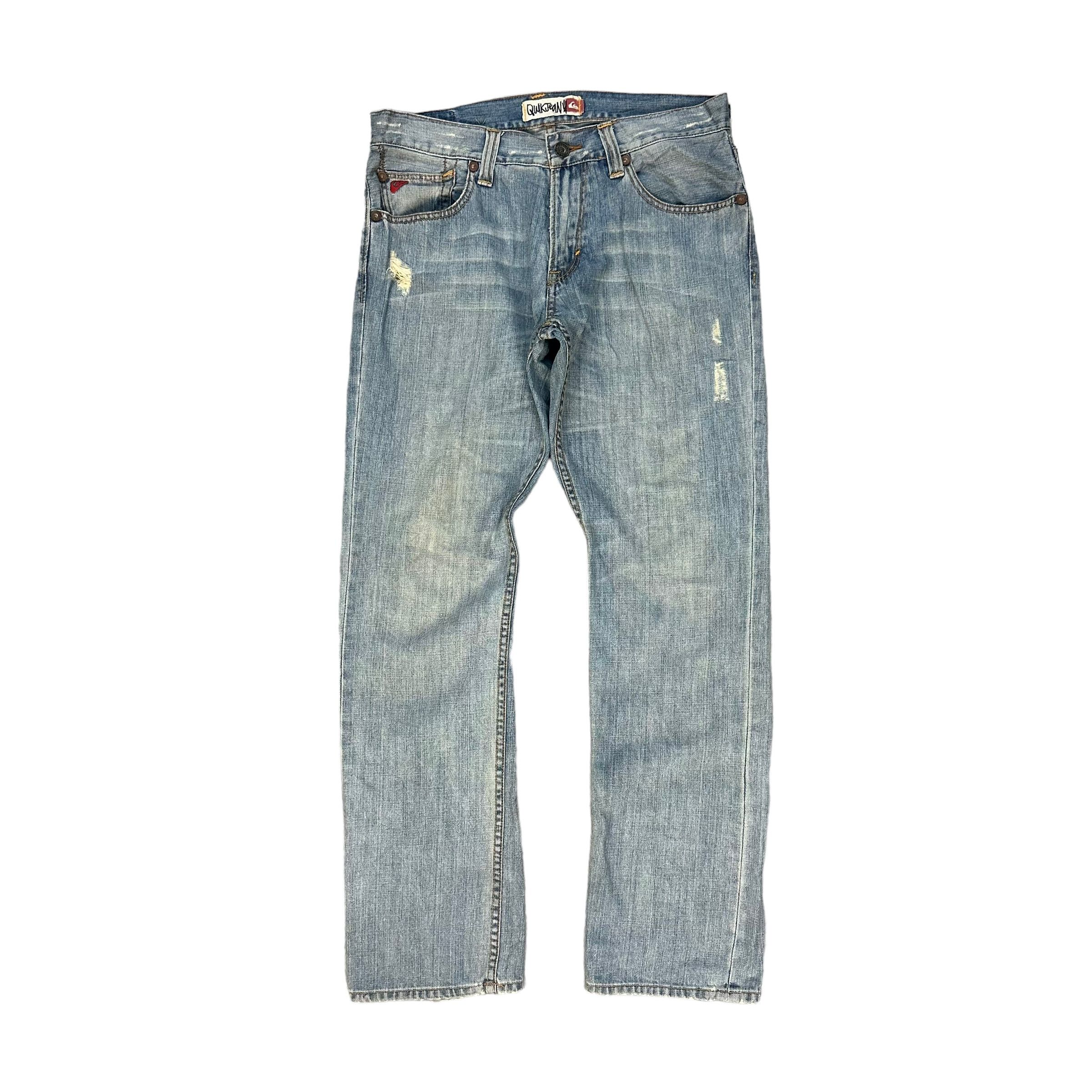 Vintage QUIKJEAN STRAIGHT FIT DISTRESS DENIM PANT #8862-032 | Grailed