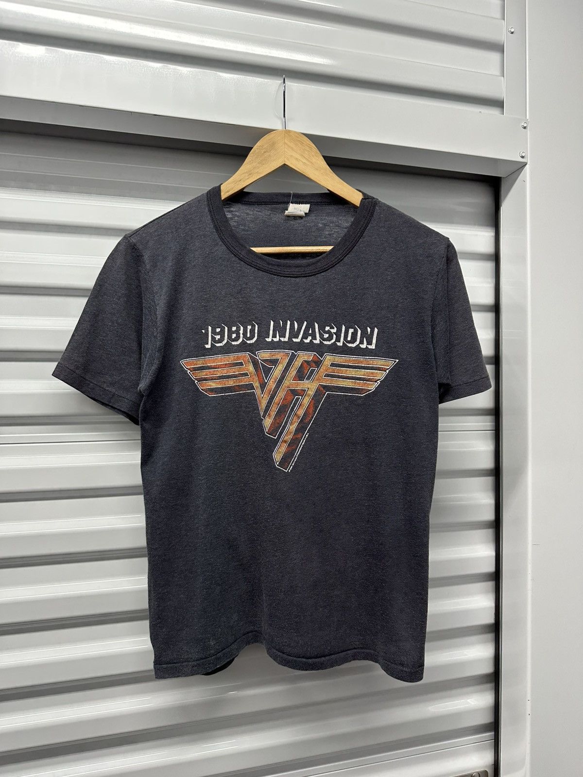 Band Tees × Vintage Vintage 1980 Invasion Van Halen Band Tshirt | Grailed