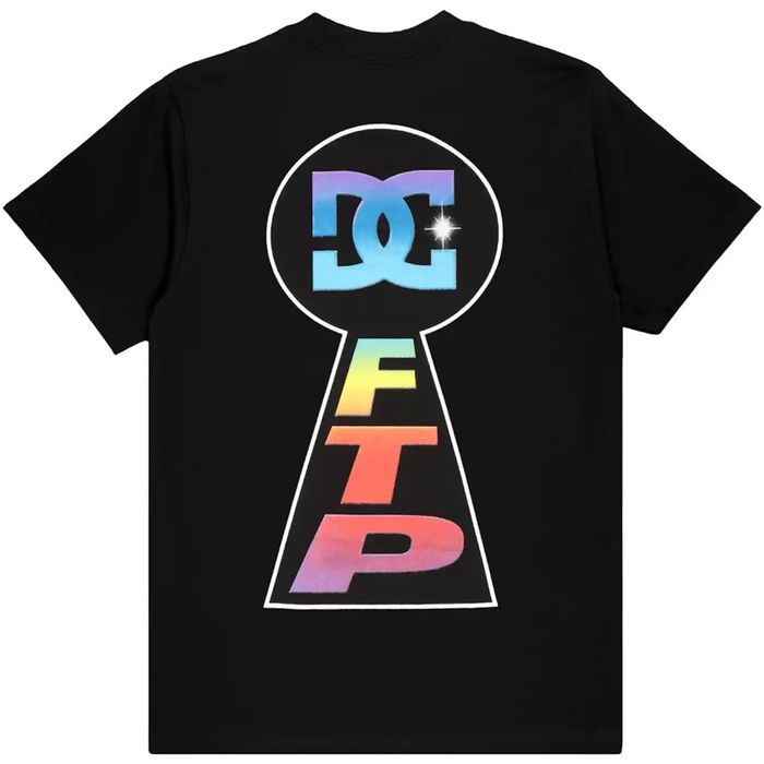 Dc FTP X DC LOGO ETERNAL ATAKE T-SHIRT LARGE L BLACK TEE DS | Grailed