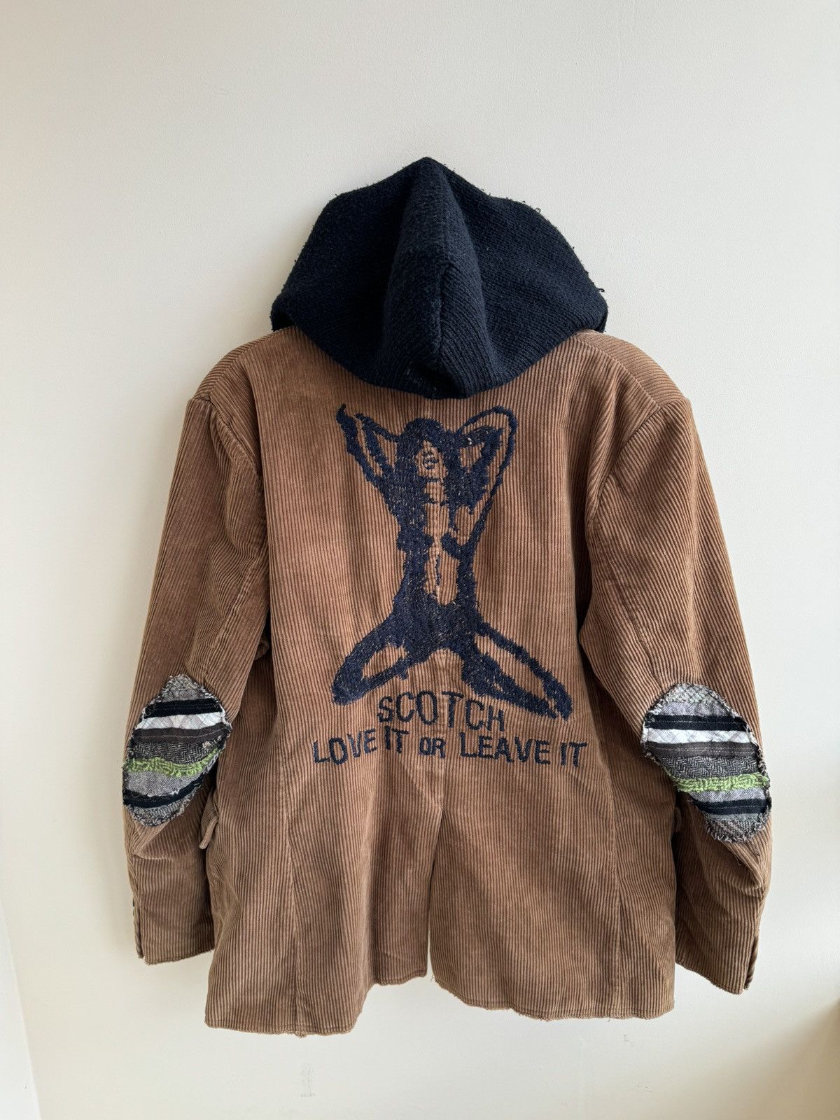Scotch And Soda × Vintage Scotch Love It Or Leave It Corduroy Jacket Avant Garde Coat Grailed