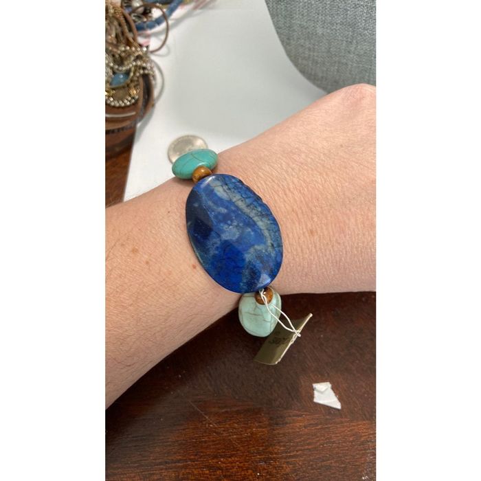 Generic Erica Lyons blue howlite bracelet | Grailed