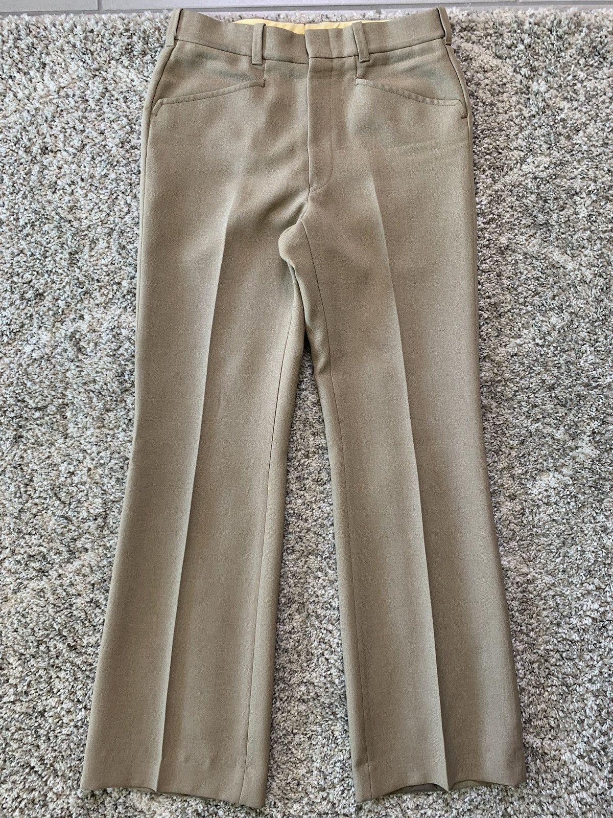 Vintage Vintage 70s Pleated Flare Pants 1970s Talon Zipper | Grailed