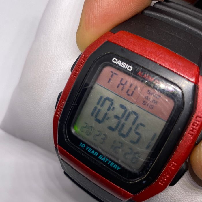 Casio Casio W-96H Rubber 5 ATM Watch Working New Battery | Grailed