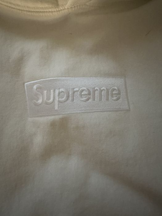 Supreme White Supreme Bogo Hoodie | Grailed