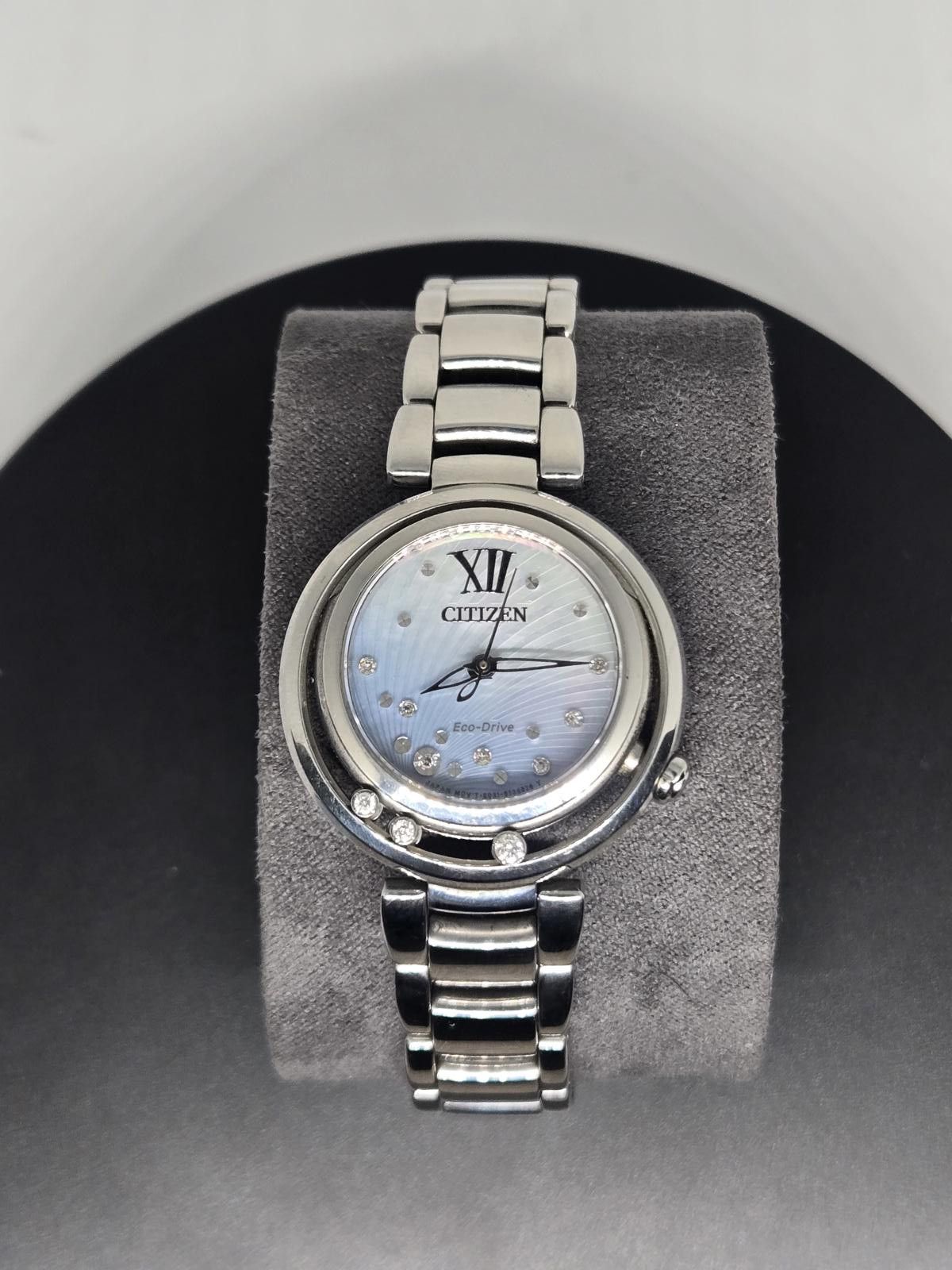 Citizen Citizen Eco-Drive L Sunrise EM0320-59D Ladies Diamond Watch ...