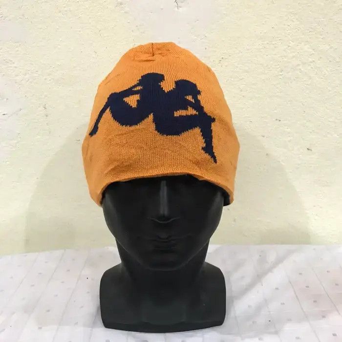 Kappa Kappa Reversible Big Logo Beanie Hat | Grailed