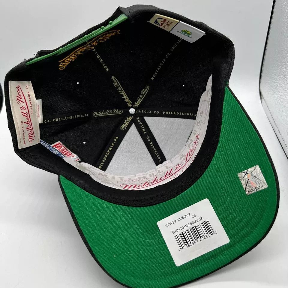 Mitchell & Ness Seattle Sonics NBA Draft 1996 Shadow Hat Snapback Cap ...