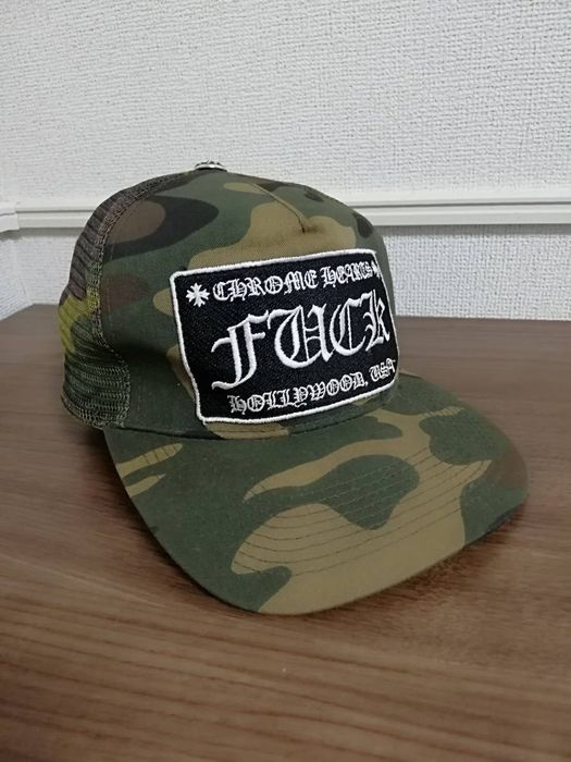 Chrome Hearts Chrome Hearts Vintage Fuck Camo hat | Grailed