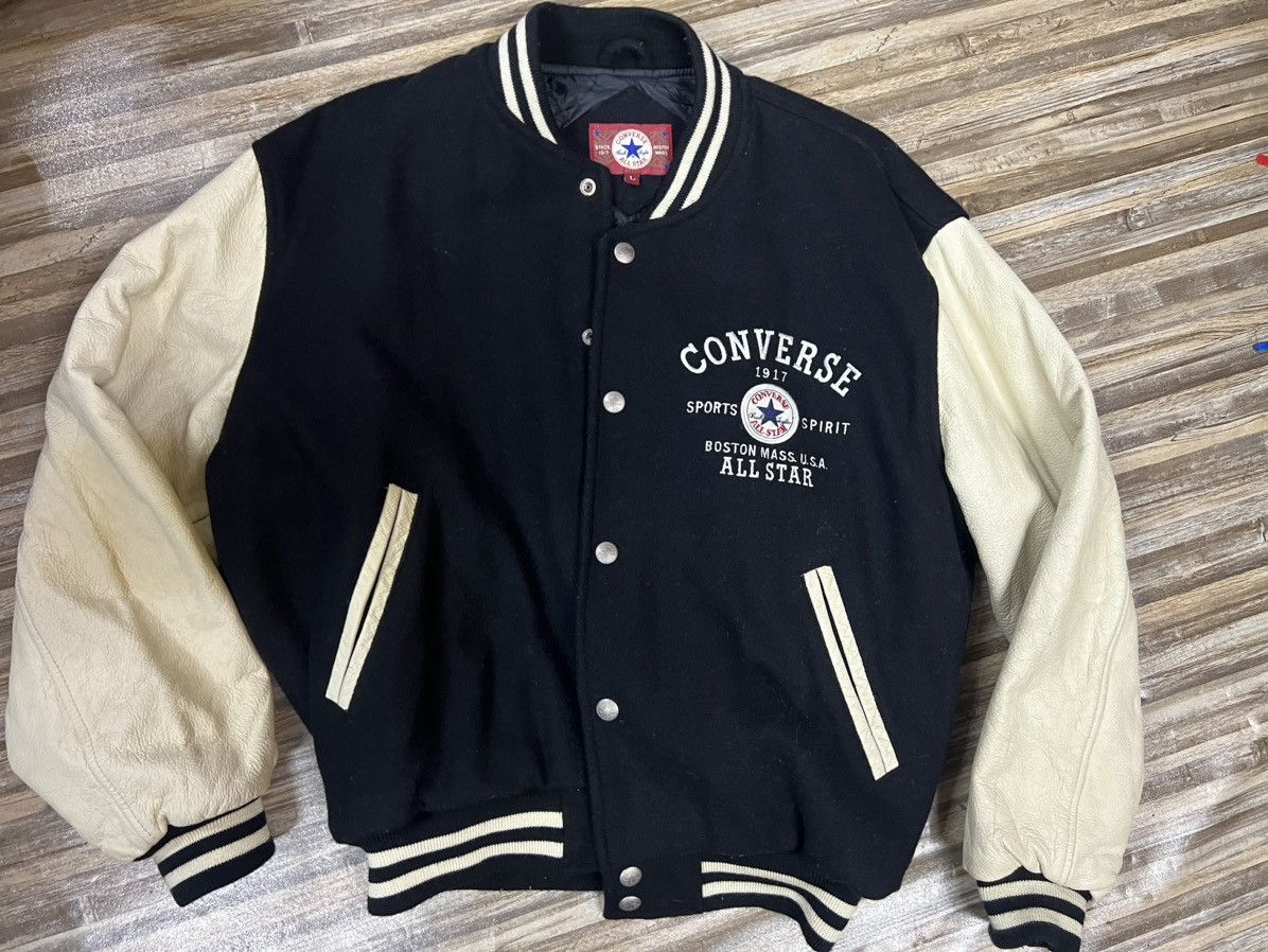 Converse VARSITY 90s CONVERSE VARSITY JACKET | Grailed