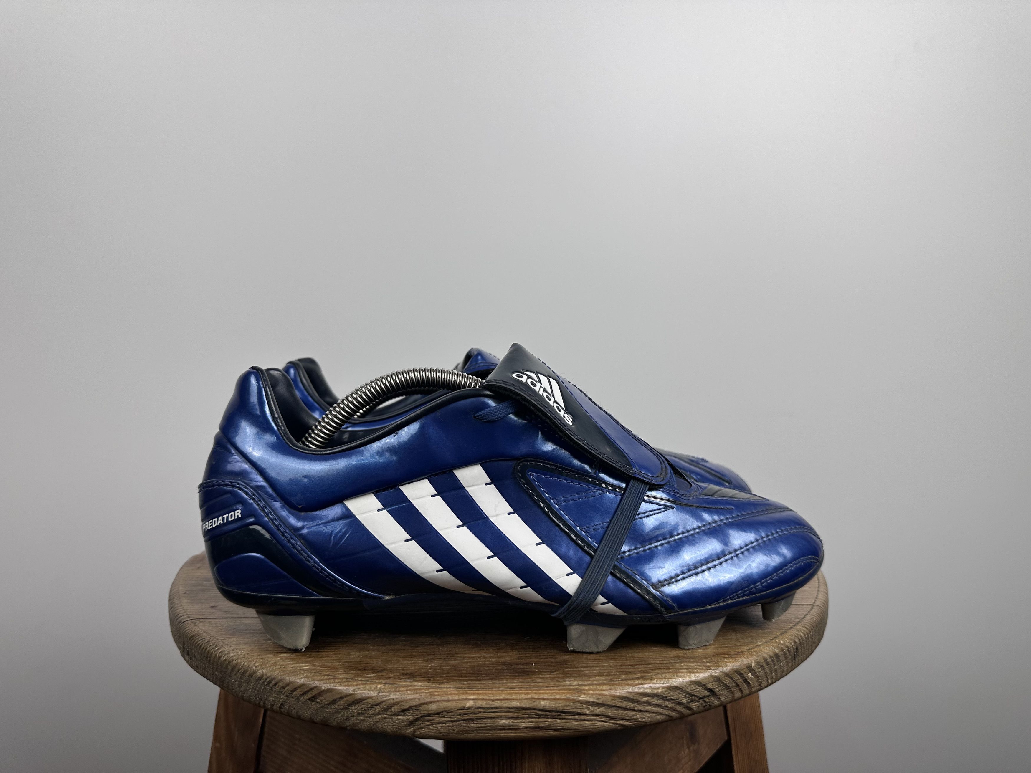 Adidas × Vintage Adidas Predator Powerswerve TRX FG Blue cleats shoes ...