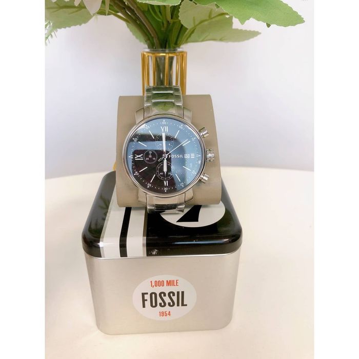 Fossil Fossil BQ1000 Rhett Chronograph Stainless Steel Men's Watch ...