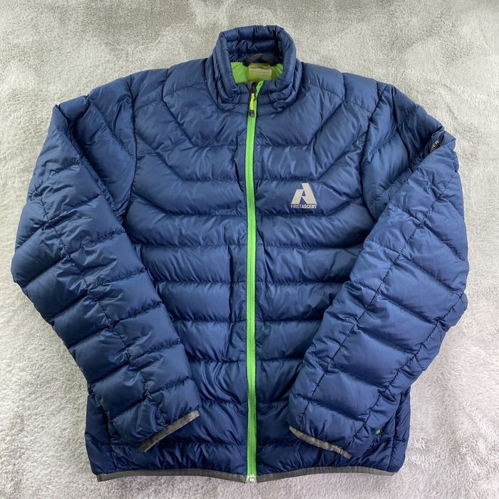 Eddie Bauer Eddie Bauer Jacket Mens Small Blue Goose Down Puffer First ...