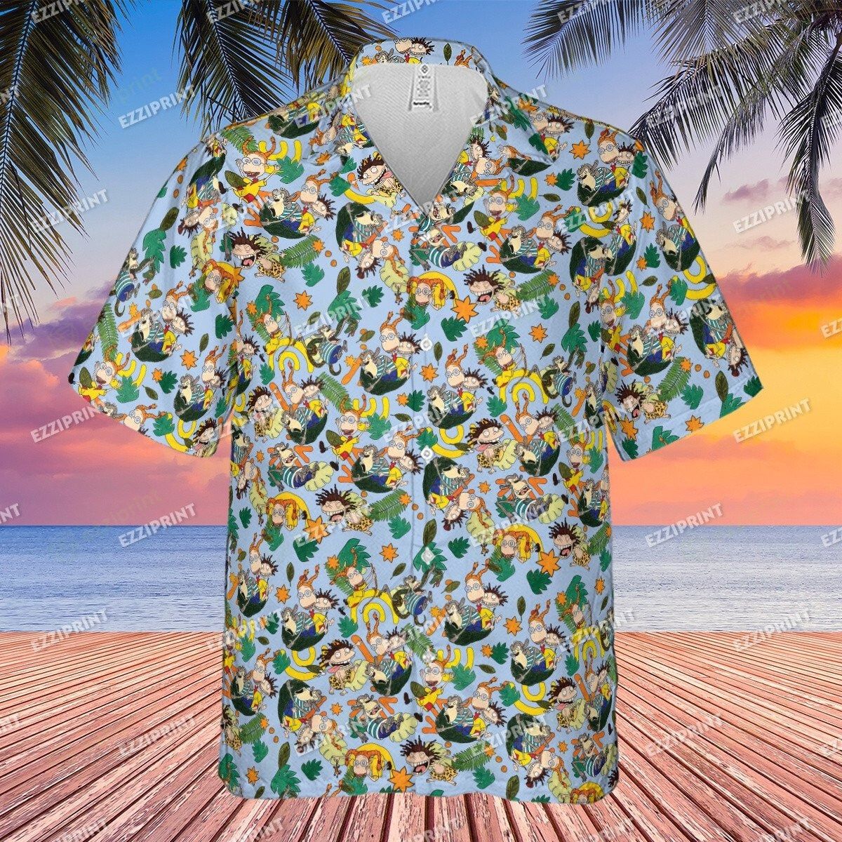 The Unbranded Brand THE WILD THORNBERRYS CHARACTERS HAWAIIAN SHIRT ...
