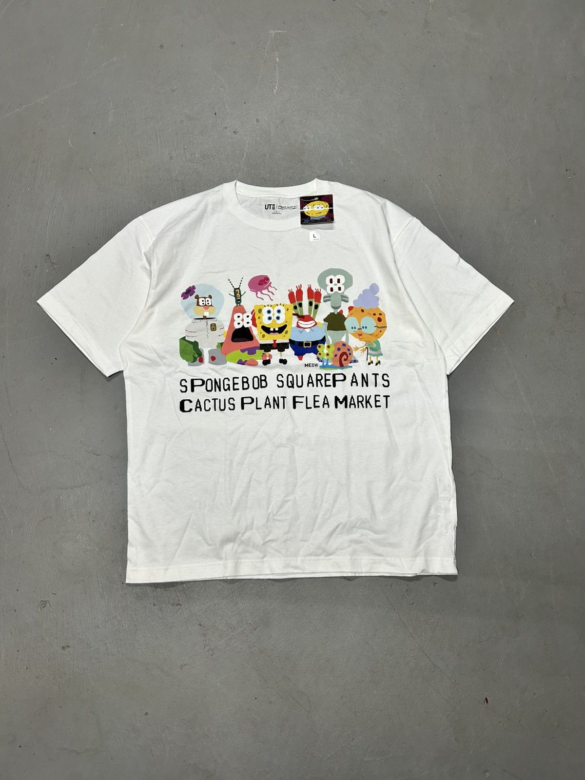 Streetwear NEW CPFM x Spongebob shirt - white [L] | Grailed