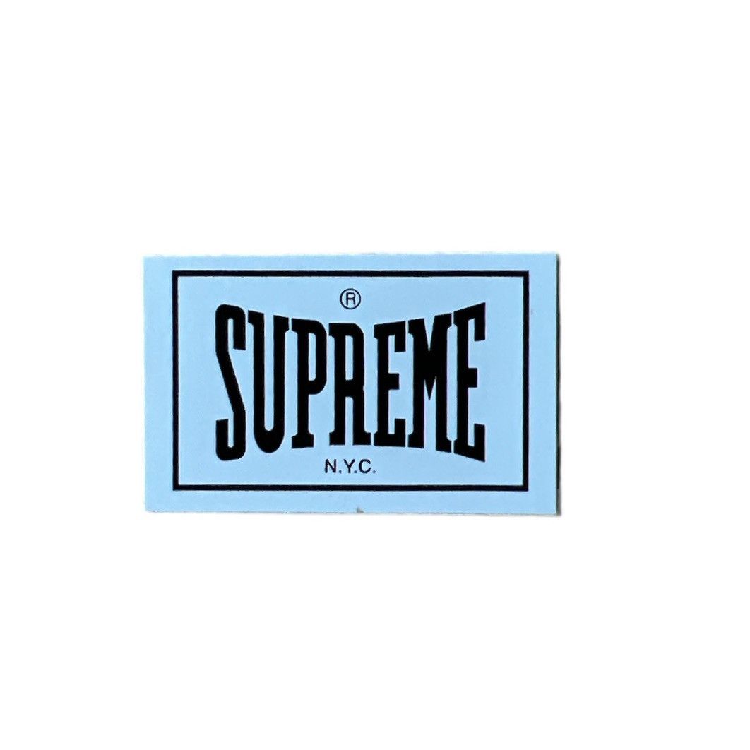 Everlast × Supreme Supreme Everlast Logo Sticker Blue 1999 | Grailed