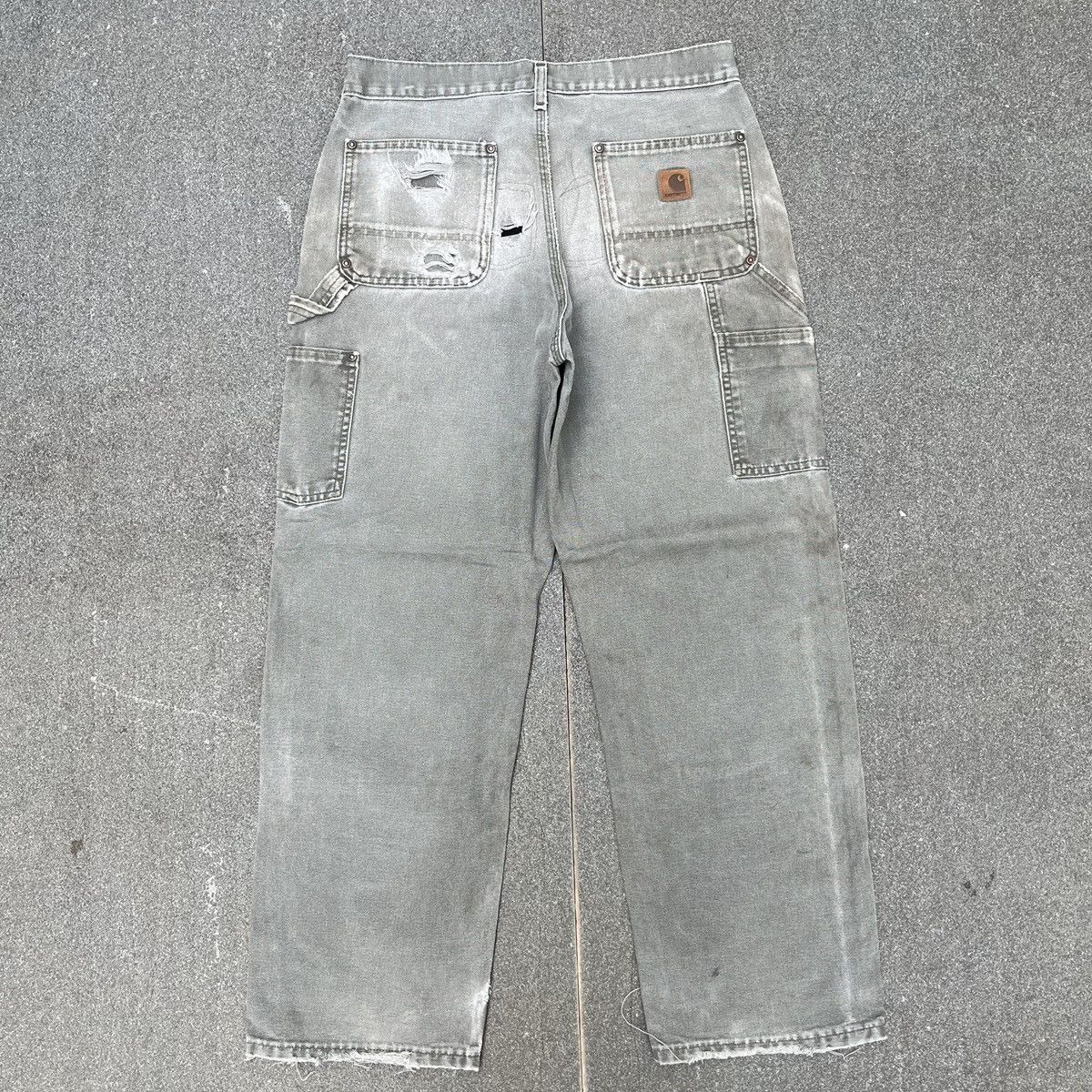 Vintage Vintage Faded Carhartt Double Knee B136 MOS | Grailed
