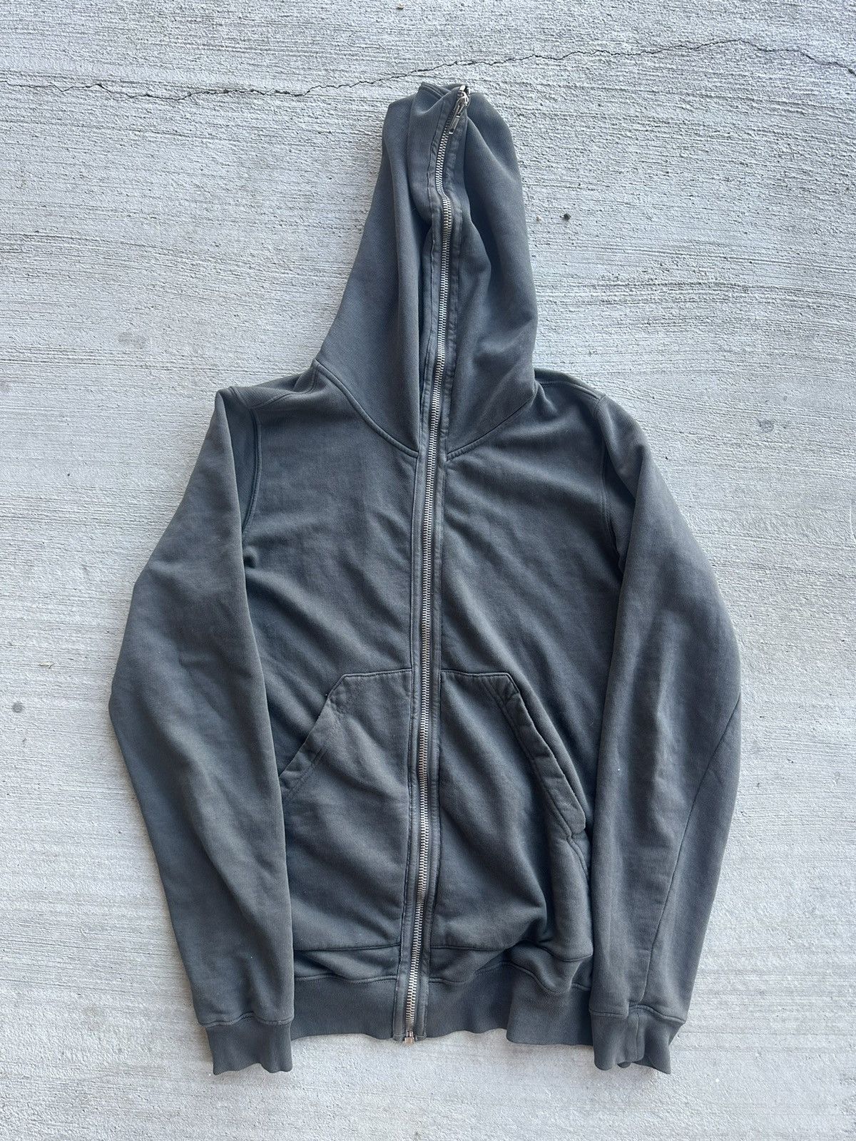 Rick Owens × Rick Owens Drkshdw Rick Owens Gimp zip hoodie | Grailed
