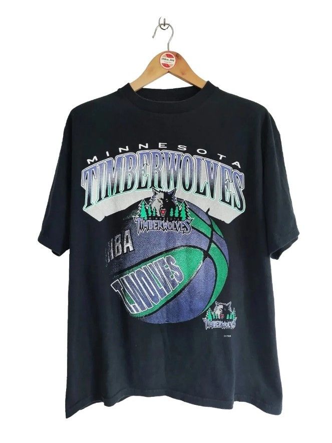 Vintage Vintage Minnesota Timberwolves Logo 90s T-shirts NBA | Grailed