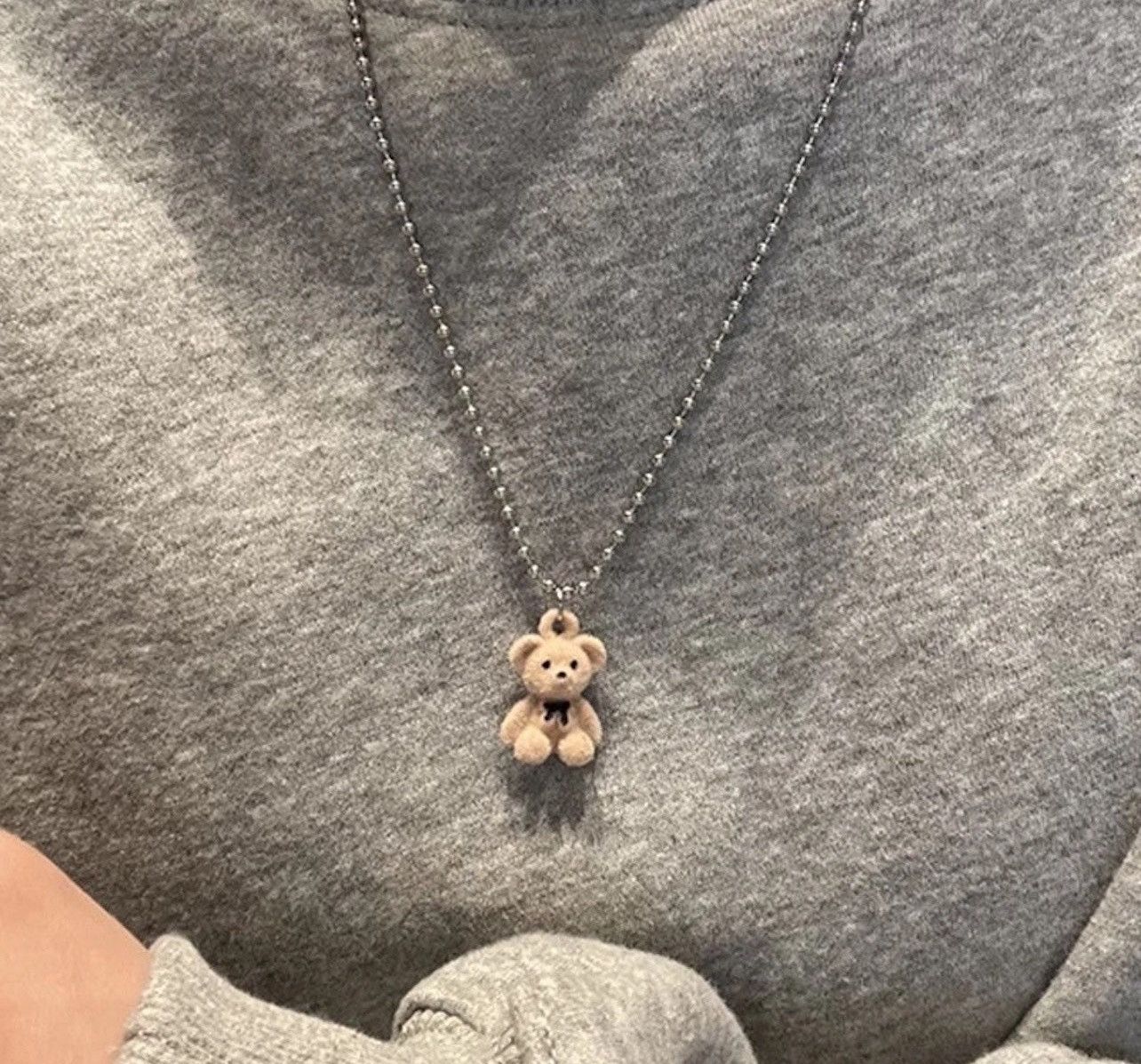 Cuban Link Chain Flocking Bear Pendant Necklaces | Grailed