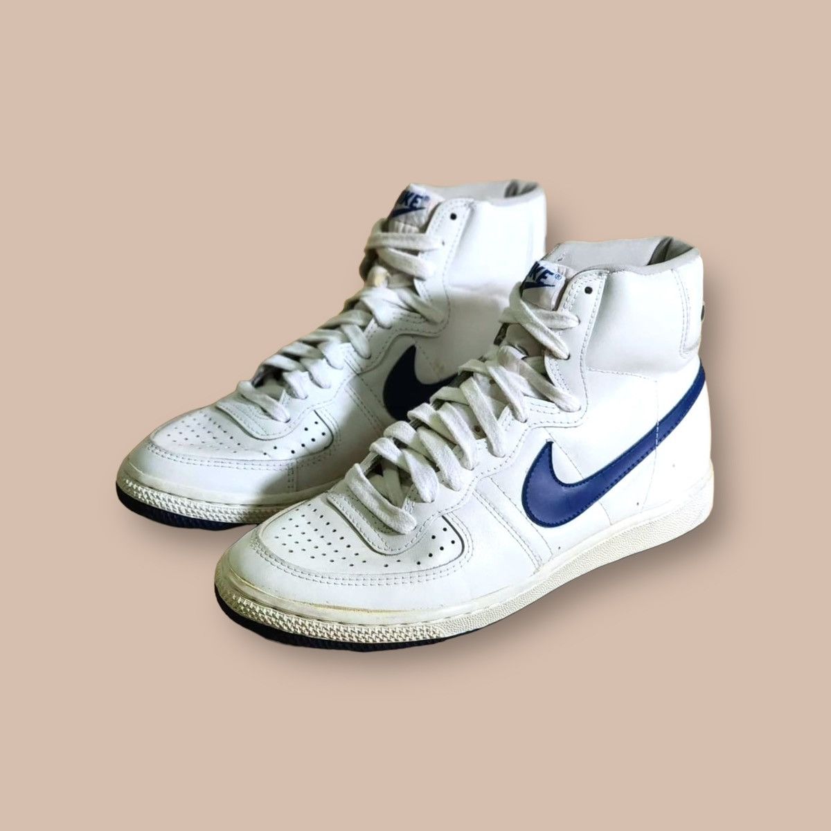 Nike Vintage 1983s Nike Legend Hi White Made in Korea | Grailed