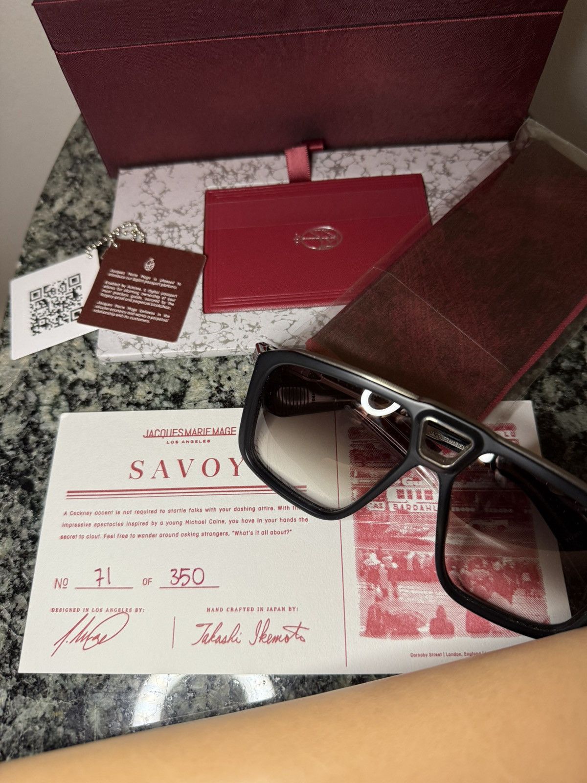 Jacques Marie Mage Savoy Matte Black 102/500 With Box | Grailed