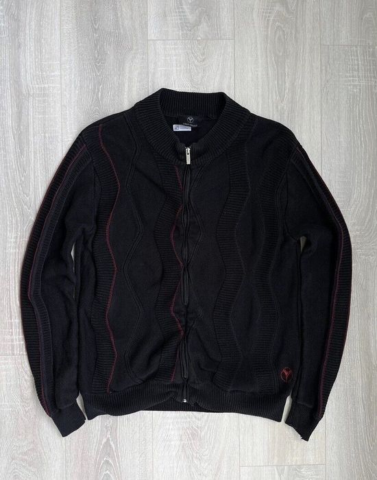 Streetwear Carlo Colucci Zipper Jacket Embroidered Logo Classic Style ...