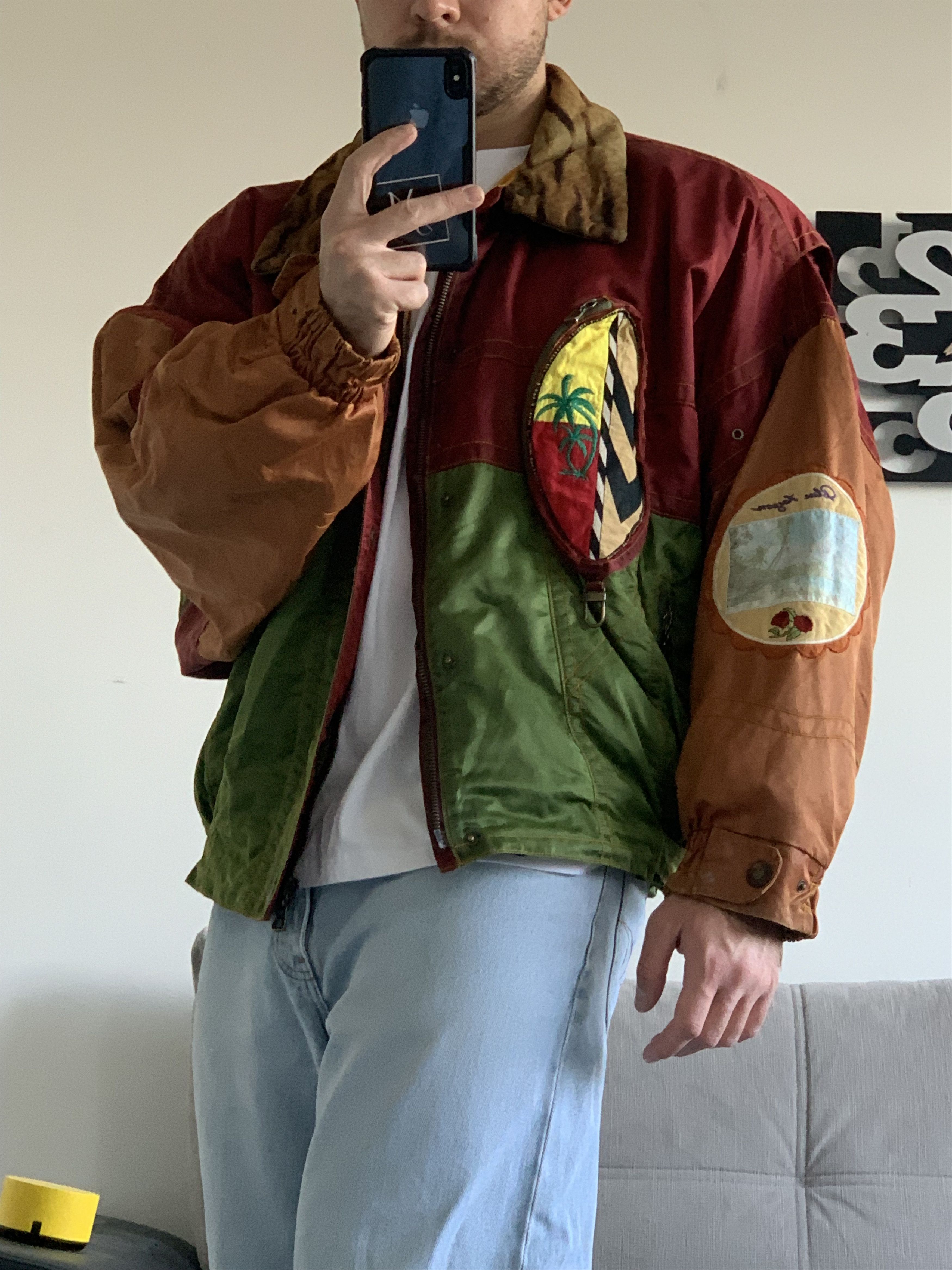 Bogner × Vintage !Extremely rare Bogner “Jamaica Dreams” bomber jacket ...