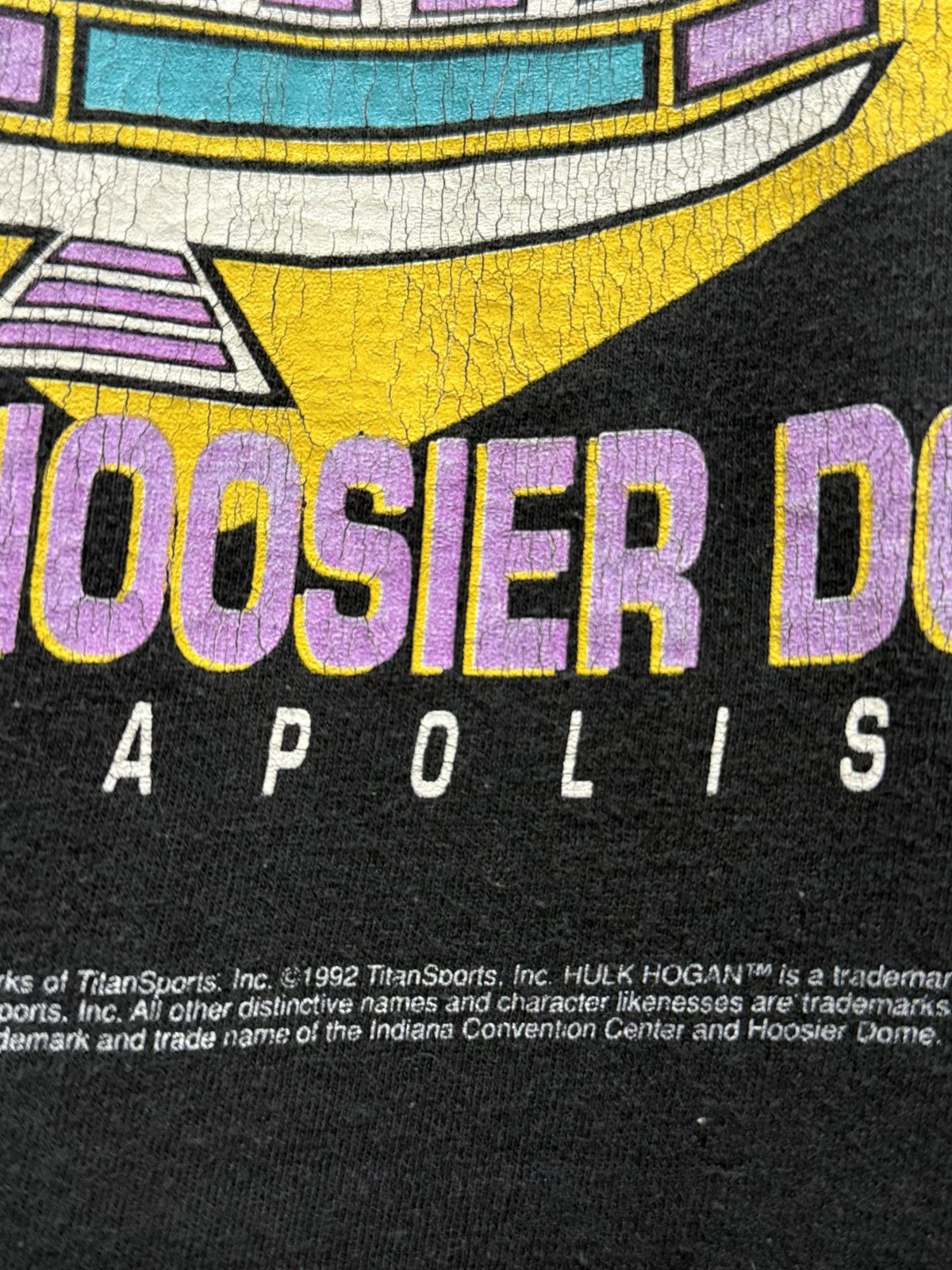 Vintage 90s Wrestle Mania Ric Flair Randy Savage Hulk Hogan Faded | Grailed