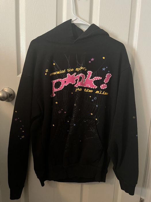 Young Thug Sp5der Punk Hoodie Black Grailed