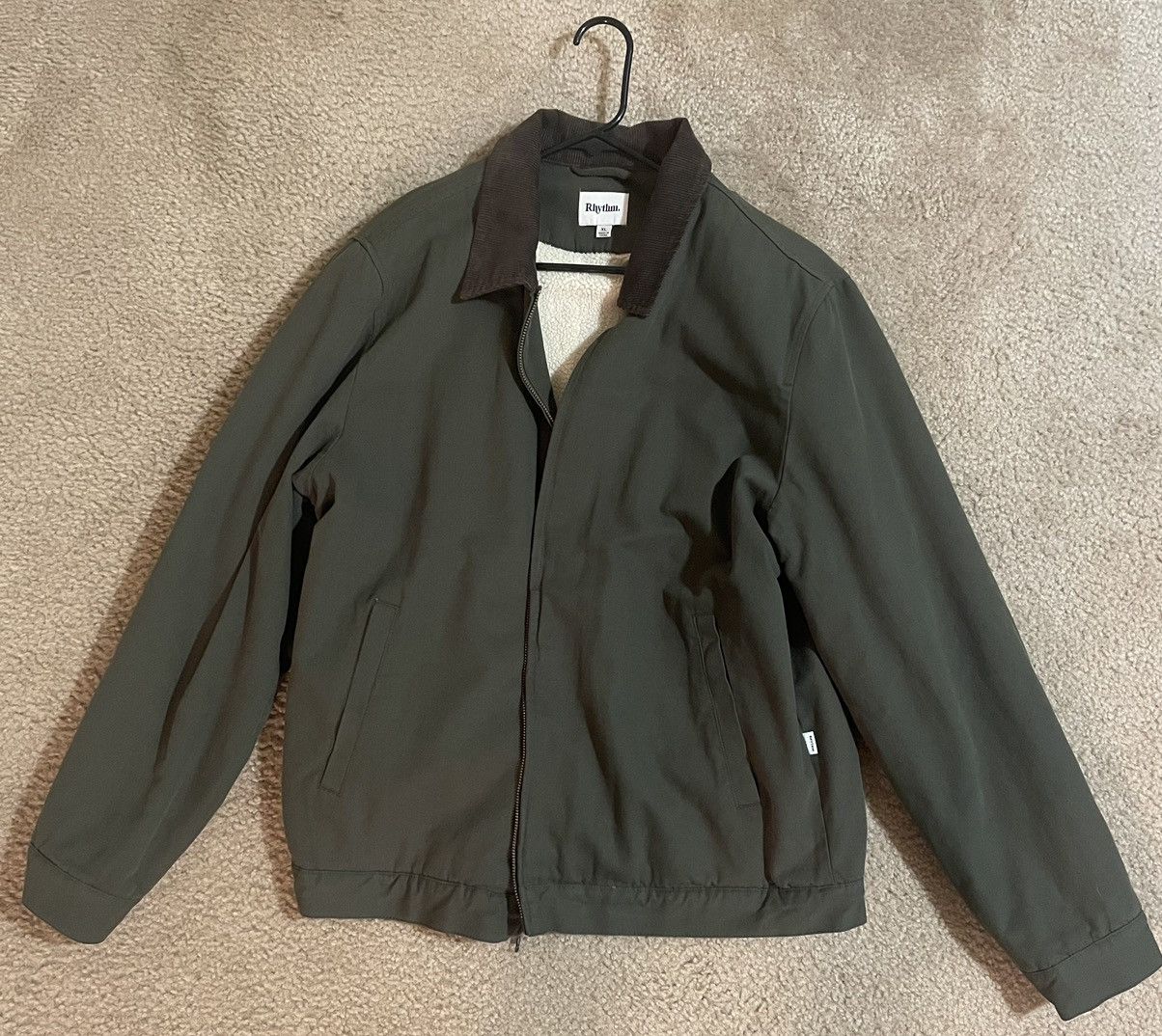 Rhythm Rhythm James Jacket Green Pine XL | Grailed