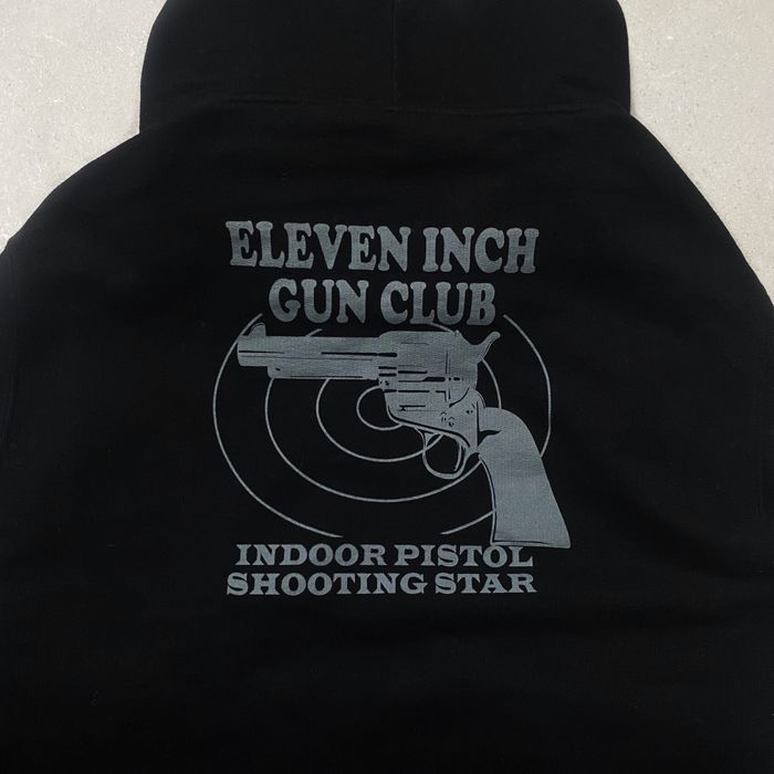 Vetements Vetements AW17 Eleven Inch Gun Club Cropped Zip-Up Hoodie ...